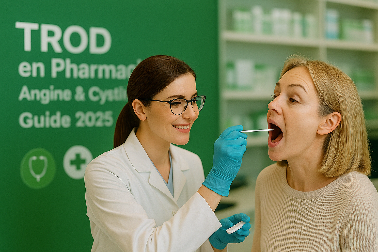 TROD en pharmacie : guide complet angine et cystite 2025 - Nexus Pro